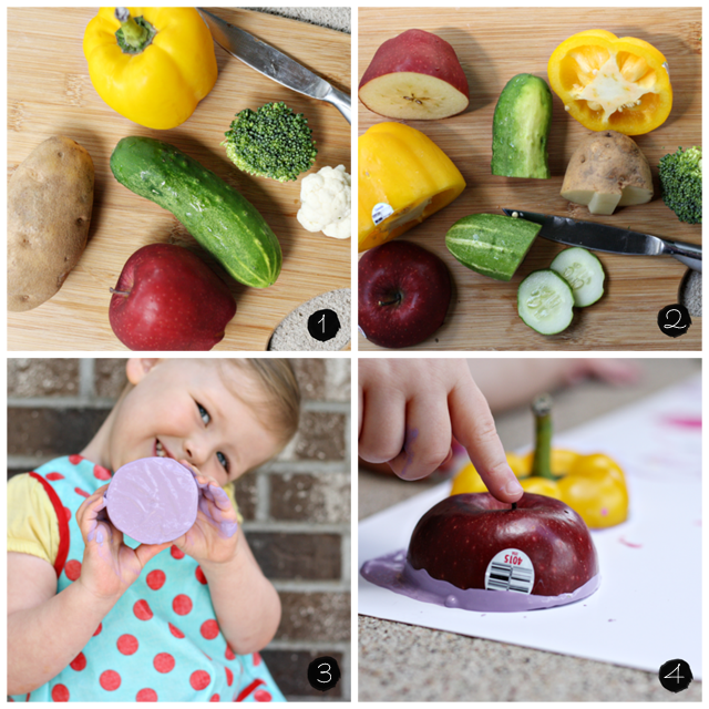 Vegetable And Fruit Stamping Sunny With A Chance Of Sprinkles Live vegetable-and-fruit-stamping-sunny-with-a-chance-of-sprinkles-live